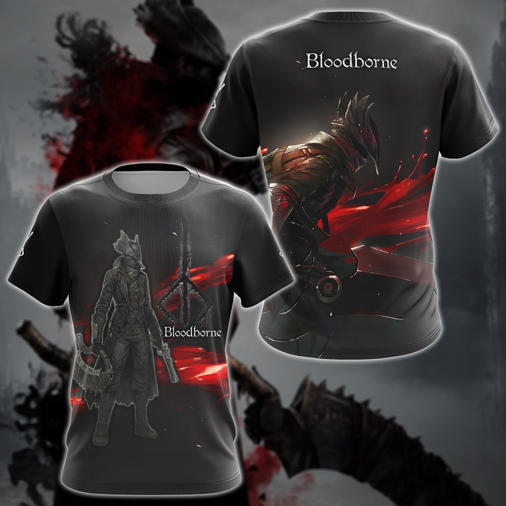 Bloodborne Video Game 3D Printed T-shirt Round Neck | Shopee Philippines