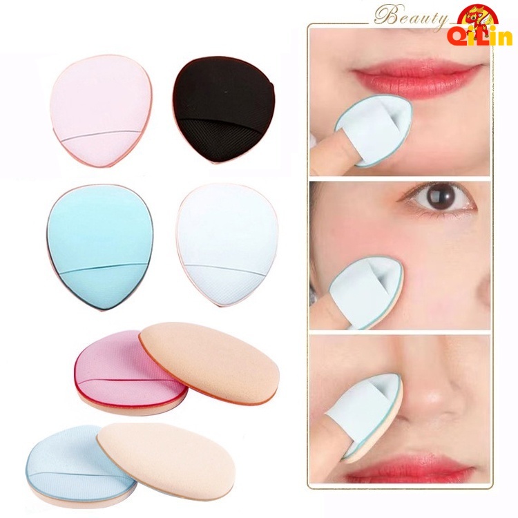 Mini Makeup Sponge Concealer Foundation Puff Air Cushion Sponge Finger ...
