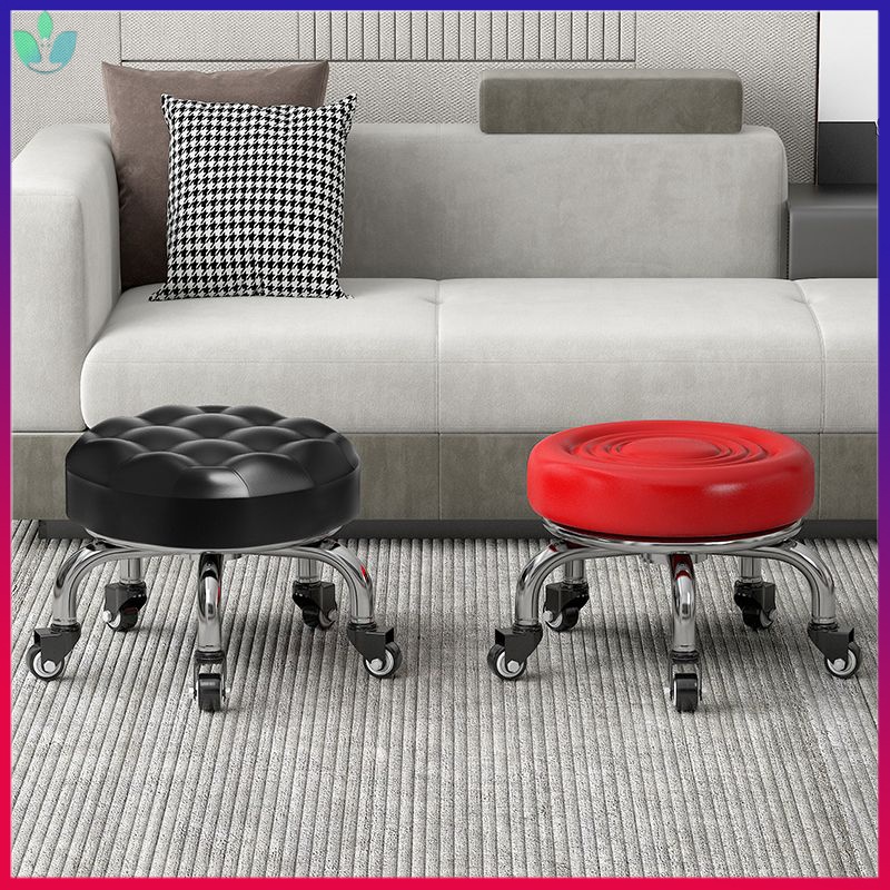 Universal wheel stool pulley low stool manicure sewing stool adult low ...