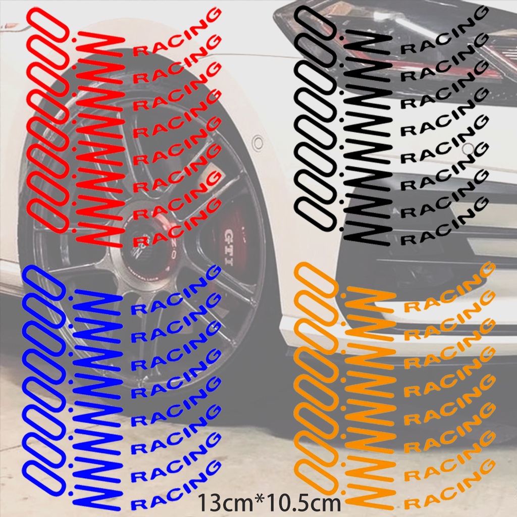 For 18 Inches Stiker Oz Racing Reflective CAR Motorcycle Wheel Hub ...