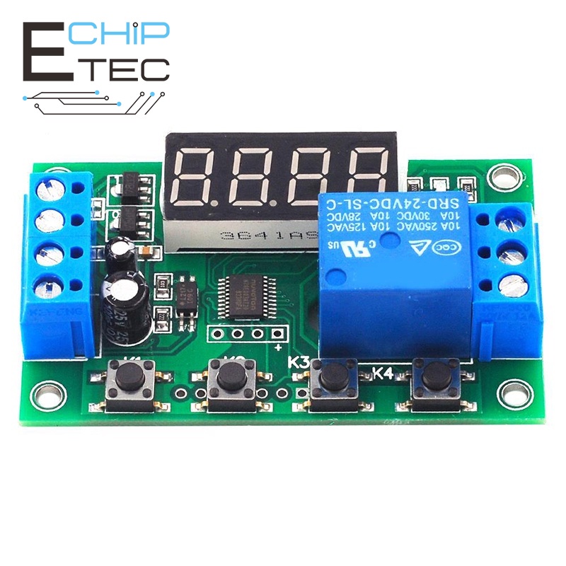 1PCS DC 5V 12V 24V 5A YYC-2S Adjustable LED time delay relay module Time delay timer control ...