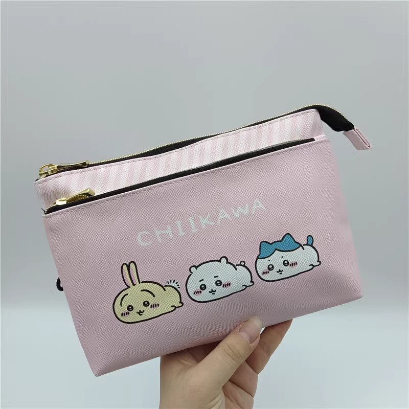 Chiikawa Makeup Bag Storage Organizer Cartoon Anime Kawaii Cute ...