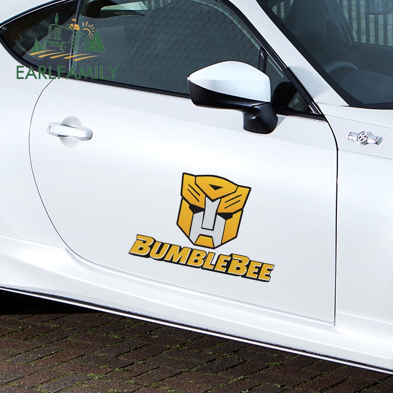 EARLFAMILY 43cm x 41.7cm for Bumblebee Transformers Decal Car Door ...