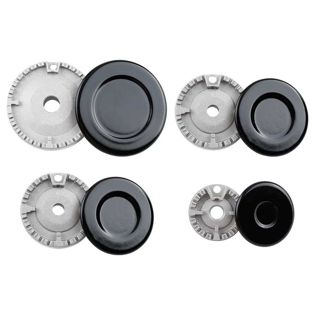 4pcs/set Universal Burner Cap Gas Flame Cap Gas Hob Cap Gas Burner ...