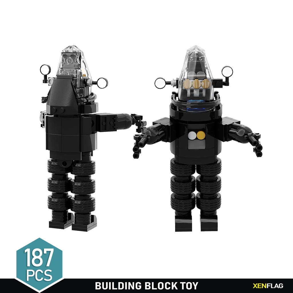 Science fiction movie Robbie Taboo Planet robot model building block ...