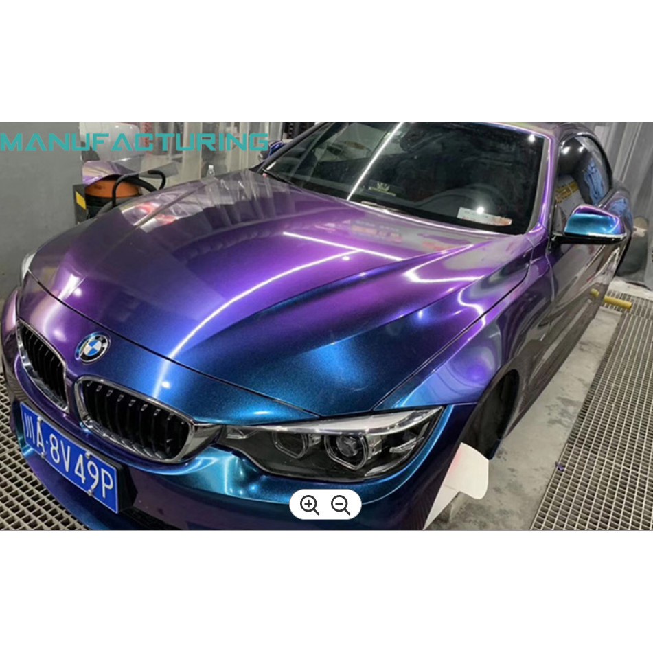 TOPWRAP 1ft legth x 5ft width Glossy Chameleon Car Wrap Vinyl Sticker ...