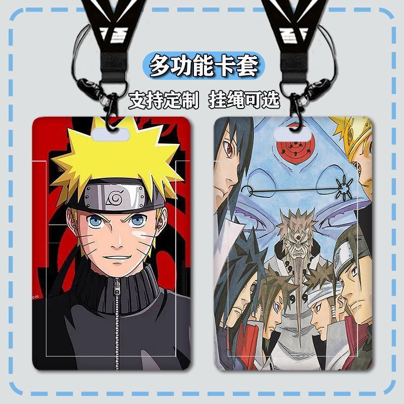 Naruto Card Holder Custom Student ID Personal ID Card Case Bank Card ...