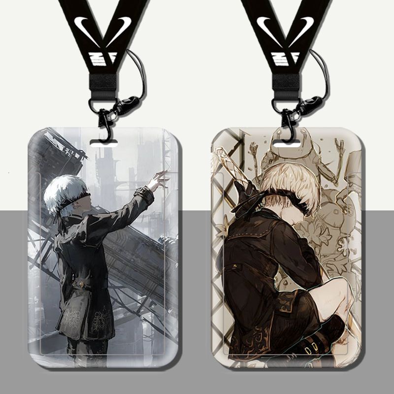 NieR: Automata DIY Student ID Card Holder Personal ID Card Case Bank ...