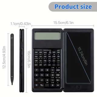 Calculator Scientifics 12-Digit LCD Display Foldable Student Calculator ...