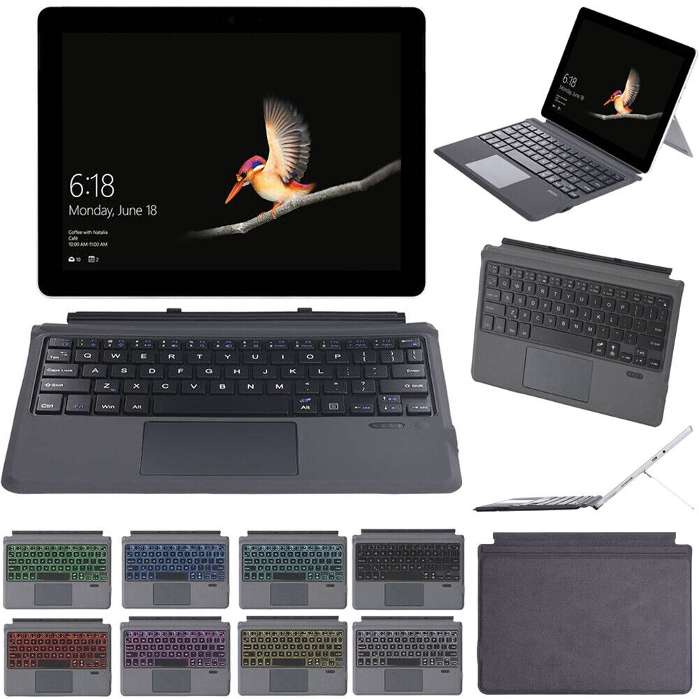Keyboard For Microsoft Surface GO 1 2 3 4 10.5" 10" Touchpad Bluetooth ...