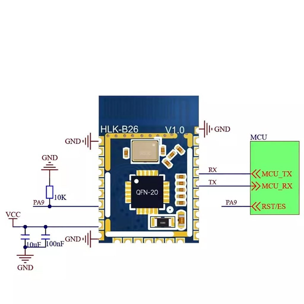 B26 Low Power BLE5.0 Wireless Bluetooth-Compatible Module Serial ...