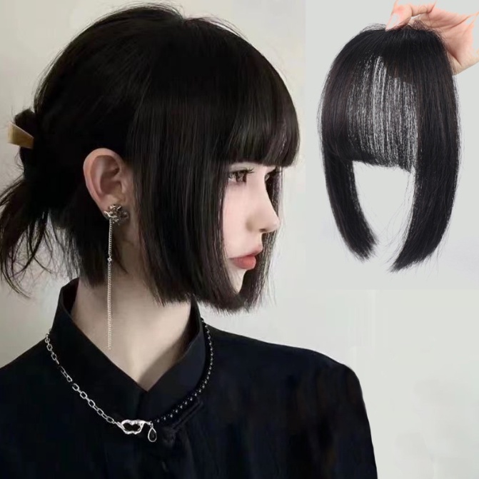 Princess Wig Clip Princess Bangs Top Front Neat Hair Bangs for Anime ...