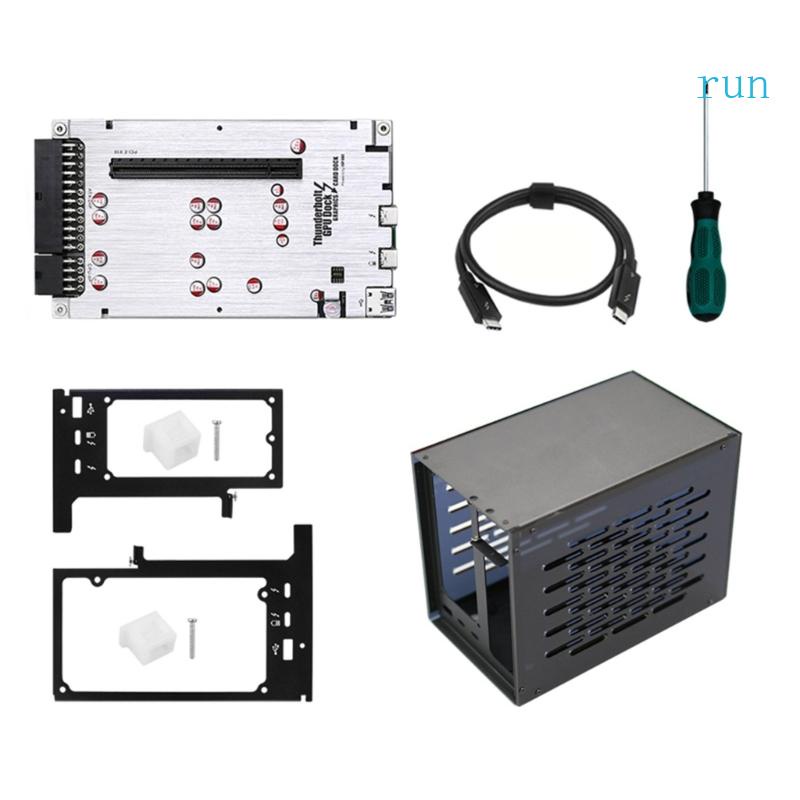 run GPU Dock Thunderboltcompatible 3 4 GPU Docking Station TH3P4G3 Case ...
