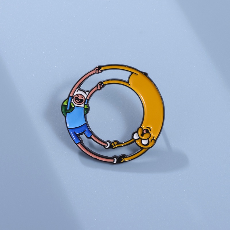 Funny Cartoon Enamel Pin Brooches Animated Brooch Pins Metal Lapel ...