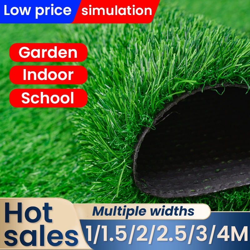 Artificial Grass Turf Mat 4M X 1M Indoor Outdoor Pet Faux Synthetic Grass Carpet for Garden ...