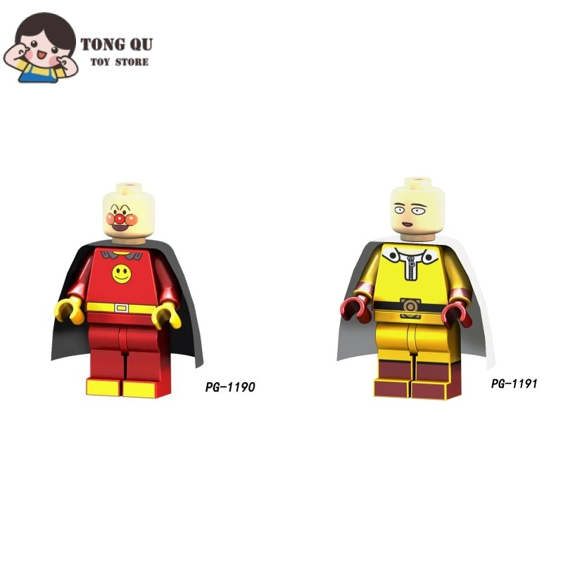 Anime Minifigures Anpanman ONE PUNCH-MAN Building Block Toys Collection ...