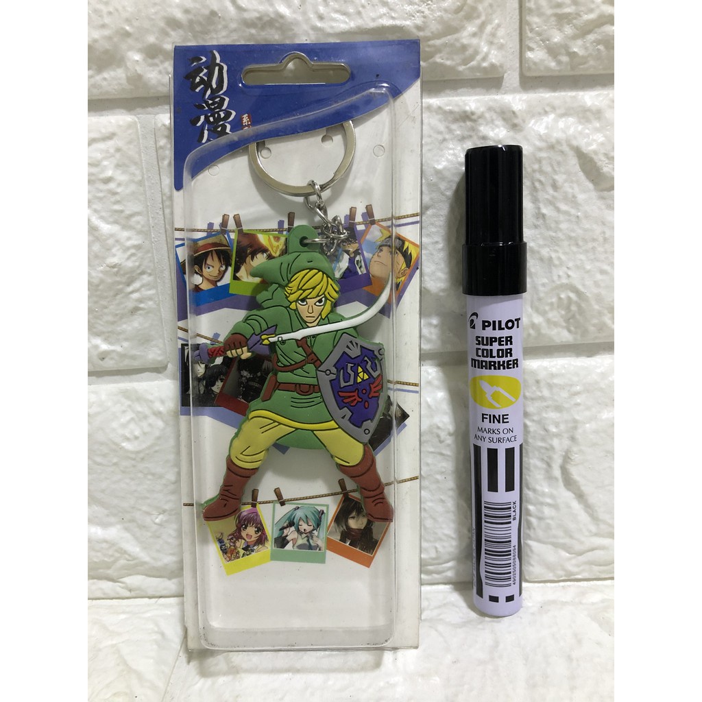 Keychain One Piece Zoro Ship Conan Kuroko Re-zero Goku Joker Harley ...