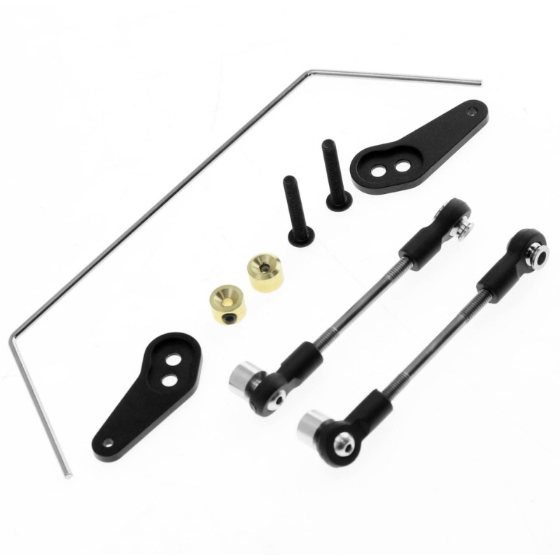 Aluminum Rear Stabilizer Rod Set for Tamiya BB01 BBX 1/10 RC Buggy Car ...
