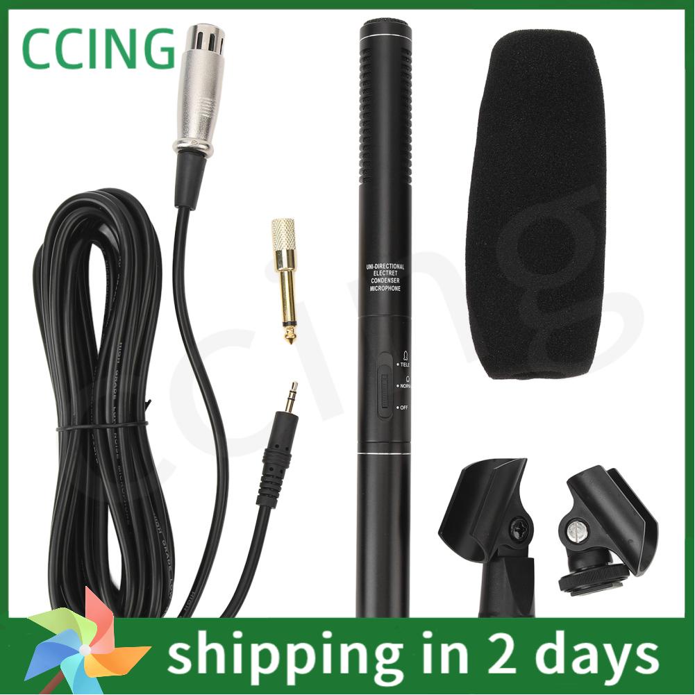 Ccing XLR Shotgun Condenser Microphone Professional Cardioid Mini Mic ...