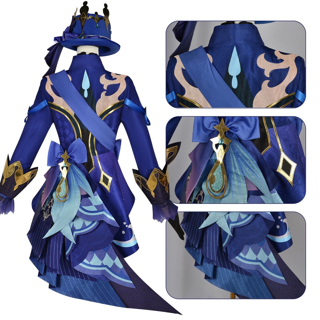 Furina Cosplay Costume Game Genshin Impact Focalors Fontaine God of ...