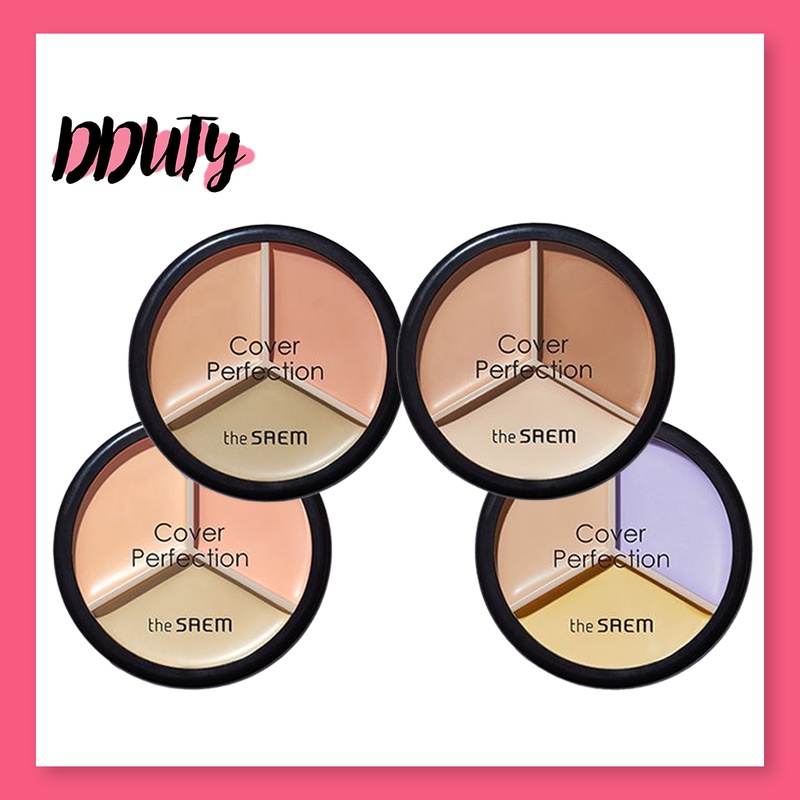the SAEM Cover Perfection Triple Pot Concealer | Shopee Philippines