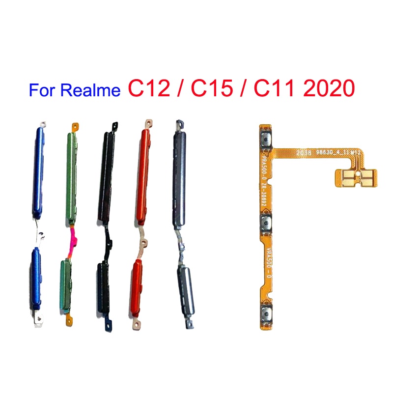 Power On Off Button Flex And Volume Up Down Button Flex For Realme C11 2021 C12 C15 | Shopee ...