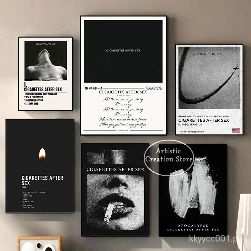 Crush Music Album Cover Posters Cigarettes After Sex Band Canvas 0309