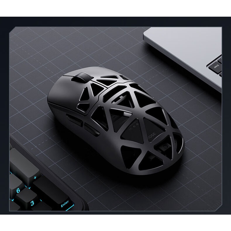 MCHOSE AX5 Magnesium alloy wireless mouse game video game Bluetooth the ...
