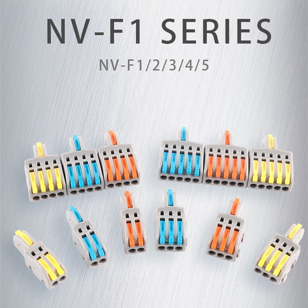 1 in multiple out electrical Splitter Wire Connector plug-in Terminal block Can Combined Butt ...