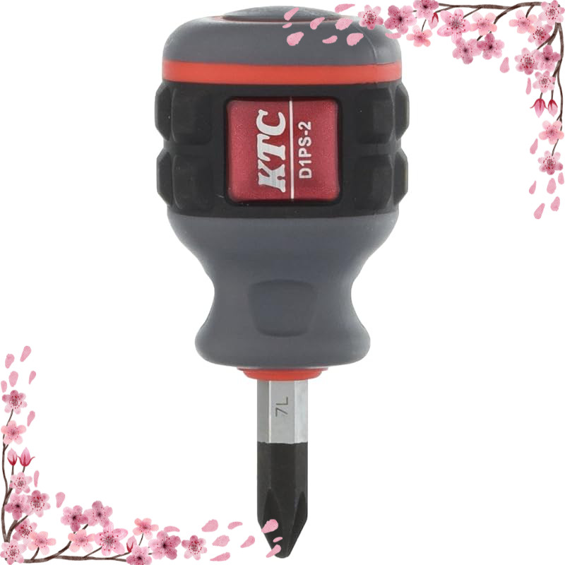 KTC Plastic Handle Screwdriver D1P2-1/2/3/5/6/8/MS Specifications Size Range: Various Sizes ...