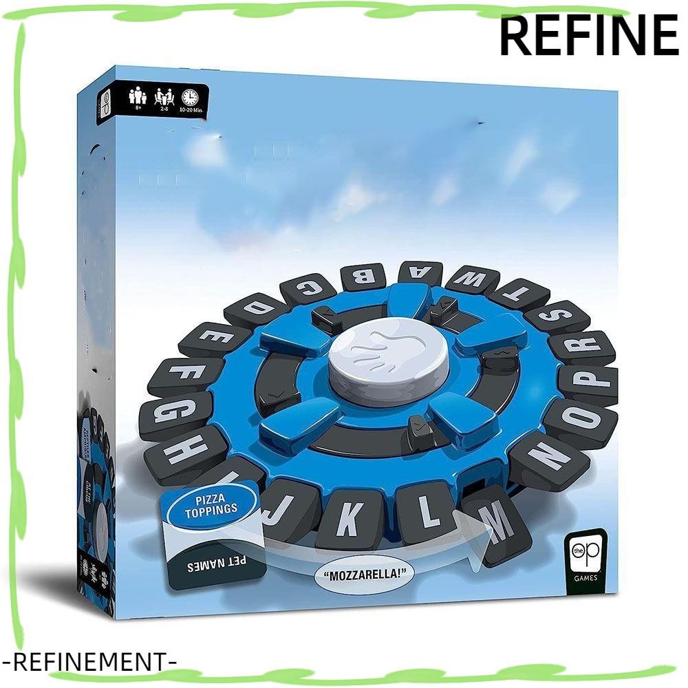 REFINEMENT Family Word Game, Text Games Toys Fast Paced Board Word ...