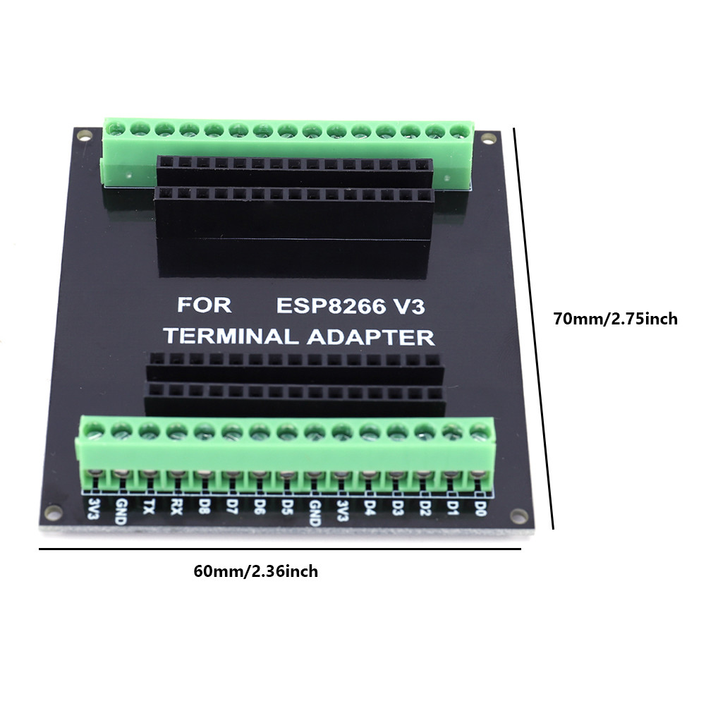 ESP8266 Module Double-layers GPIO 1 Into 2 ESP-12E Development Board ...