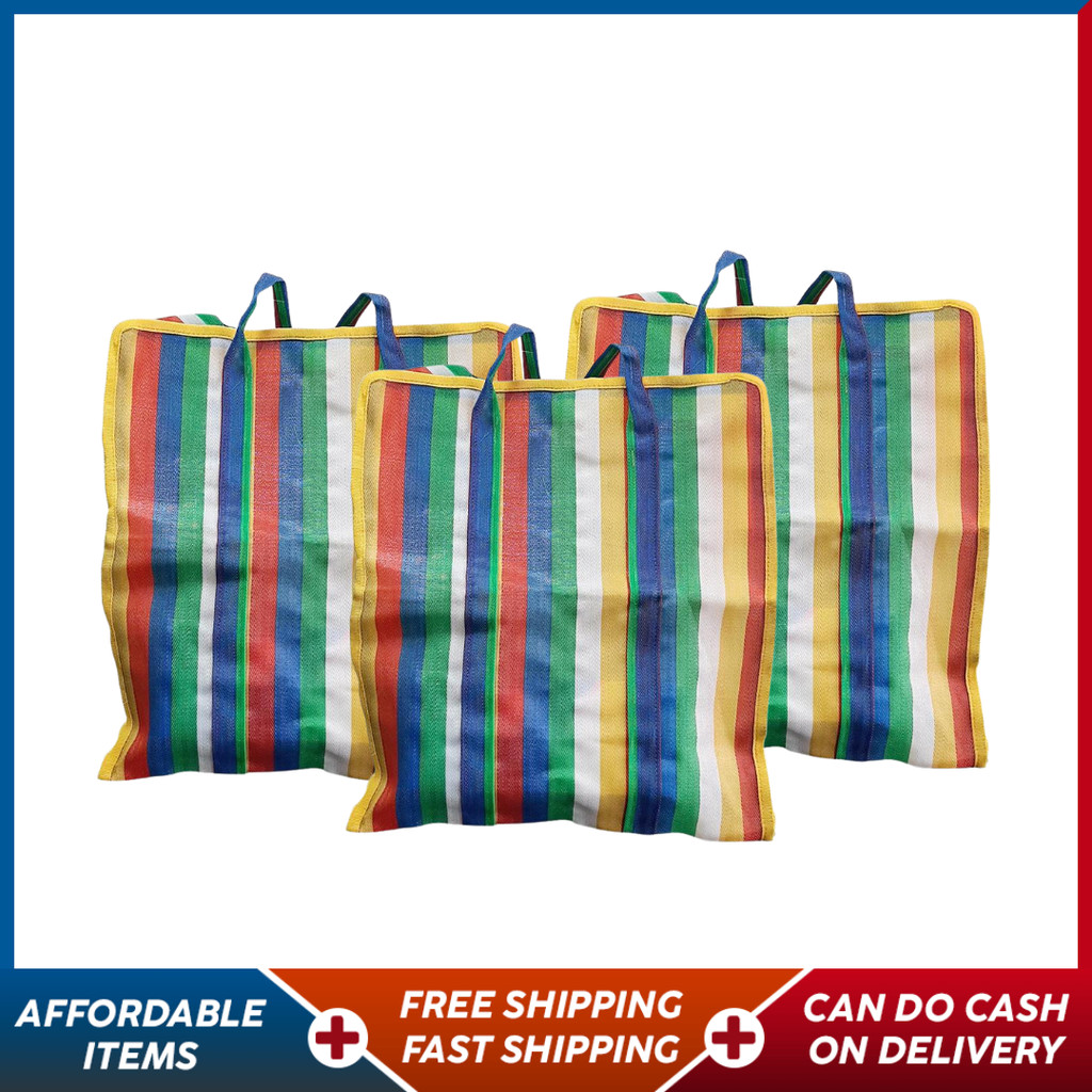 Happy Plastic Thick luggage bag/shopping bag /sako bag/nylon bag with ...