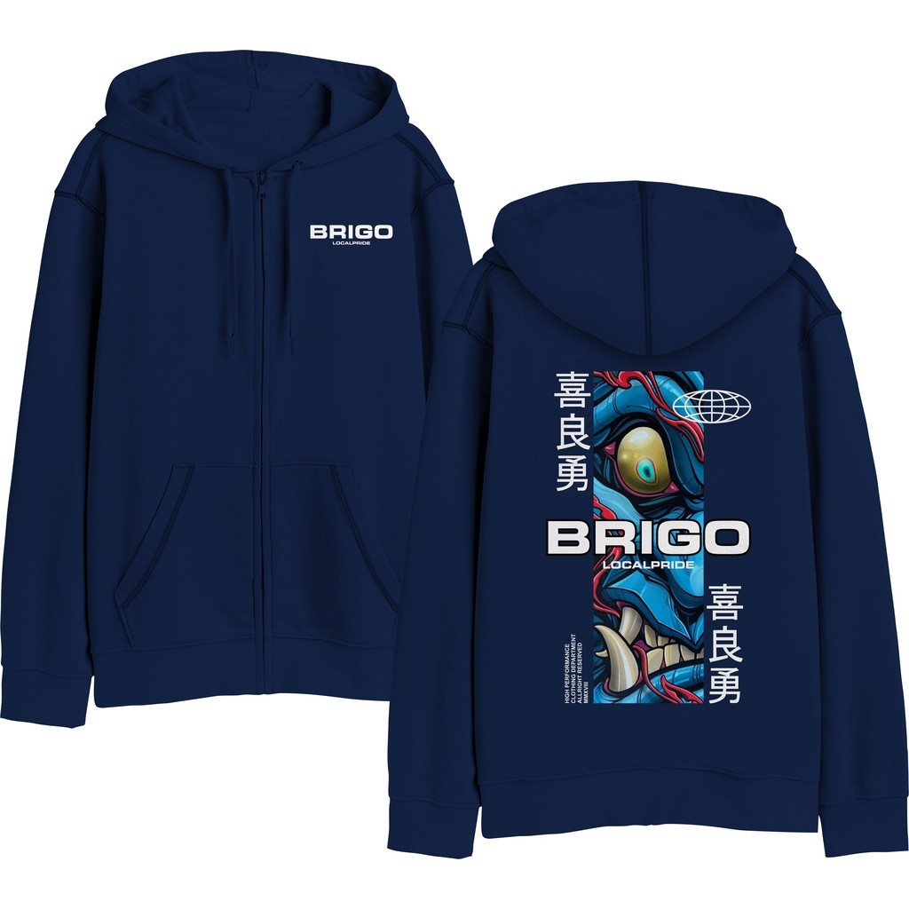 Brigo Zipper Jumper Hoodie ONI II Sweater Hoodie Zipper BRIGO ONI ...