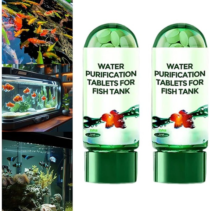 Powerful Aquarium Water Purification Tablet, 2025 New Portable Aqua ...