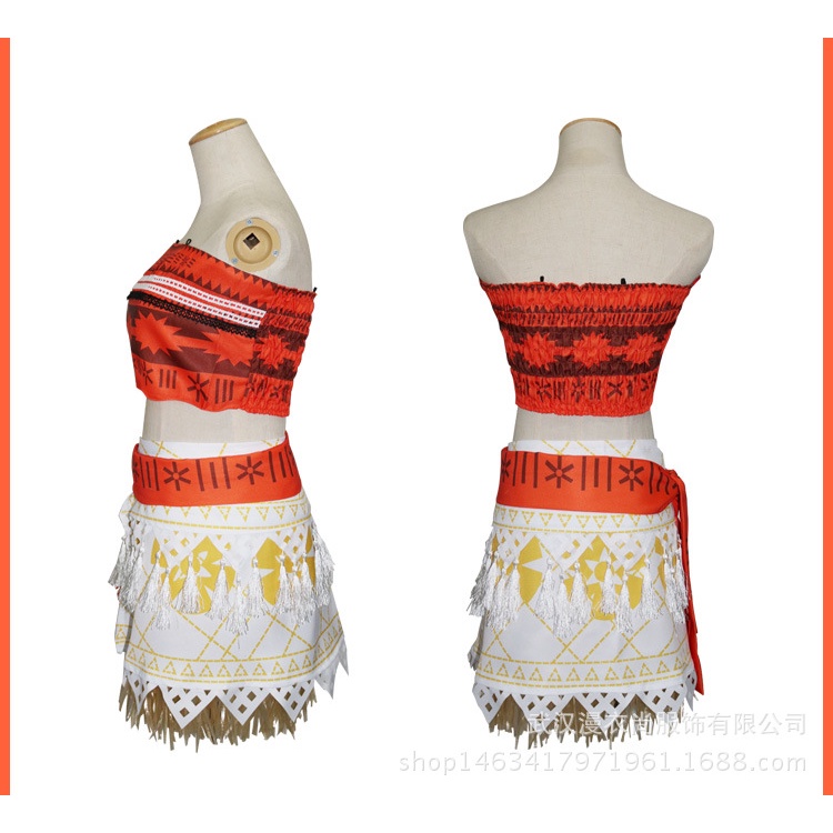 Figure Dress up Costume Moana Moana Moana Cospla Anime Clothing ...
