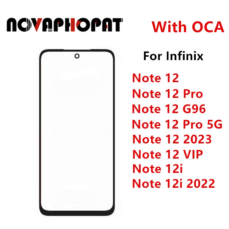 Front Glass Screen For Infinix Note 12 Pro 5G 2023 VIP 12I 2022 X670 ...