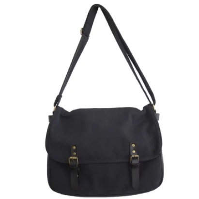 ⭐COD⭐Men's and women's crossbody bag casual retro canvas bag ...