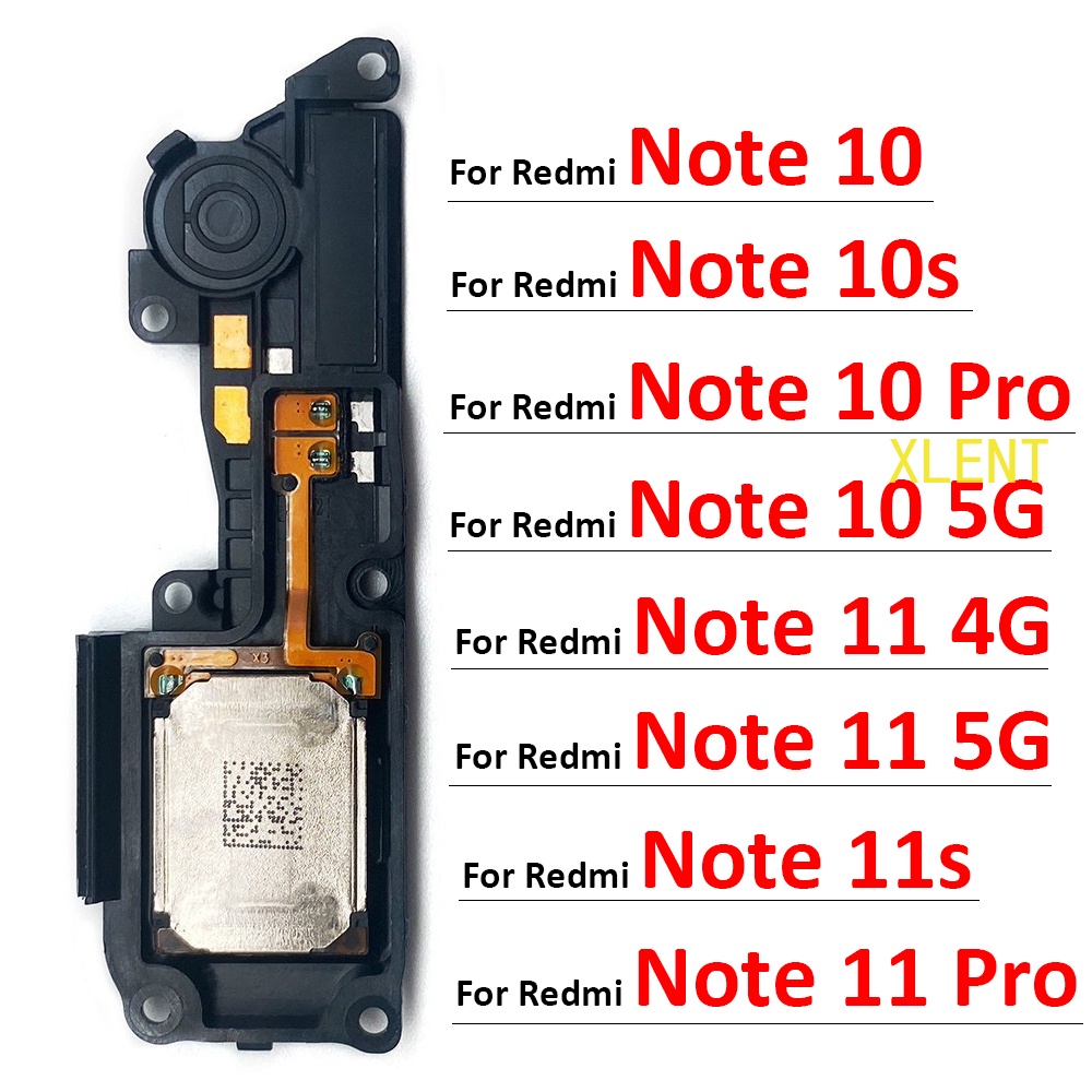For Xiaomi Redmi Note 10 10s 11 11s Pro 4G 5G Loudspeaker bottom Loud ...