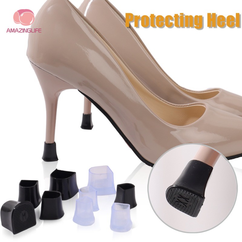 Wholesale 1 Pair Practical Silicone Heel Protectors Stoppers Stiletto ...