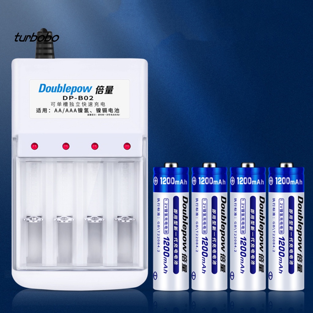 turbobo AA/AAA Rechargeable Battery Anti-oxidation High Capacity Large ...