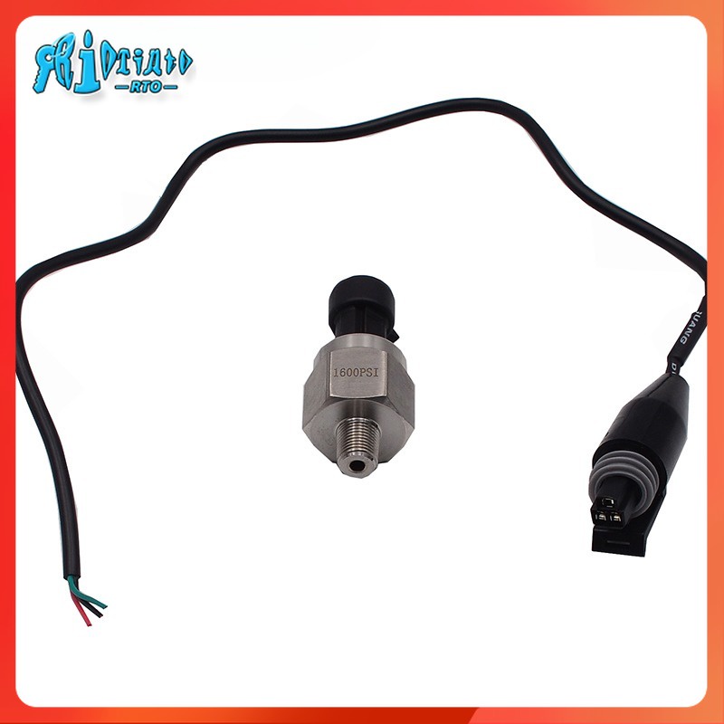 RTO DC 5V 1/8NPT Pressure Transducer Transmitter Sensor Stainless Steel ...