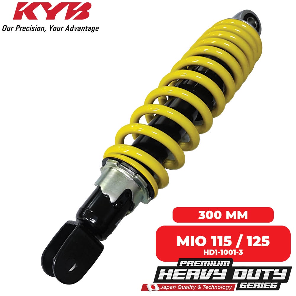 KYB Premium Heavy Duty MIO 115 / 125 [300mm] Motorcycle Shock Absorber ...
