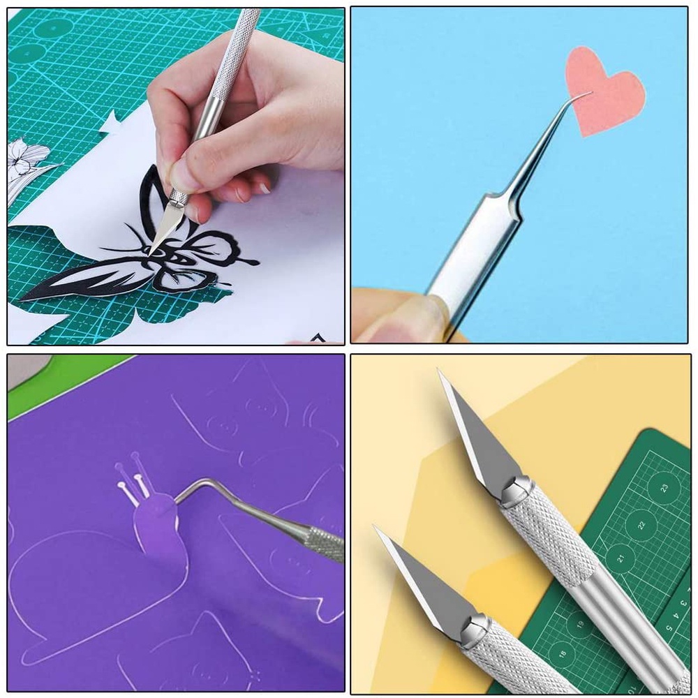 Basic Craft Vinyl Weeding Tools Set DIY Sewing Stitching Punch Carving ...