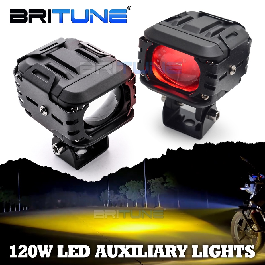 MDL Mini Driving Light Red DRL Devil Eye Signal Light Auxiliary Lights ...