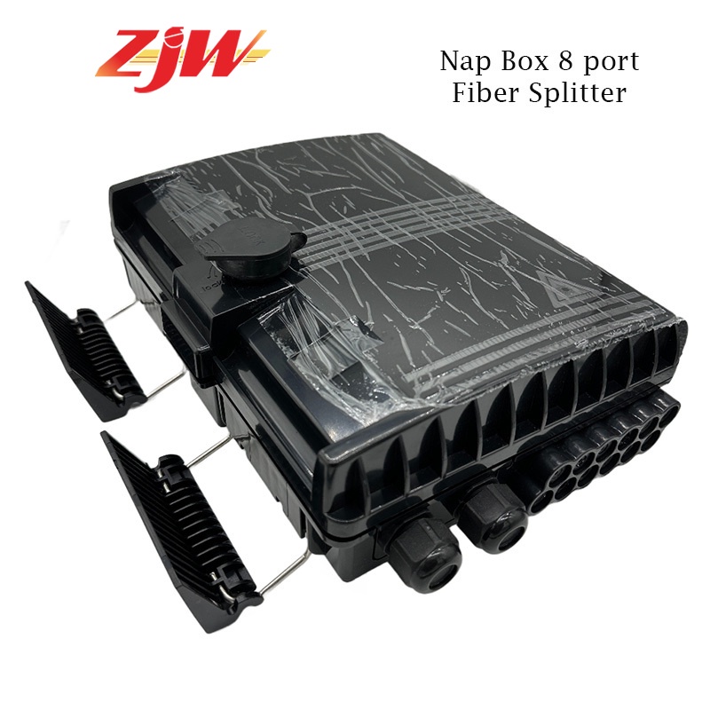 ZJW 8 port Fiber Splitter Nap Box FTTH Insert type Fiber Optic ...