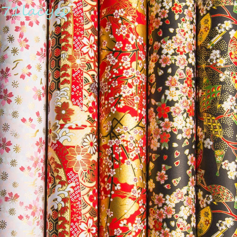 LACYES Japanese Style Gift Wrap Paper, Art Material Paper-cut Origami ...