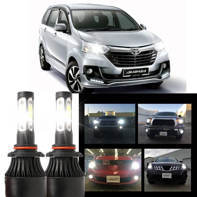 2pc White LED 600K X7 4SIDE Bulbs NW Headlight Kit FOR Toyota avanza ...