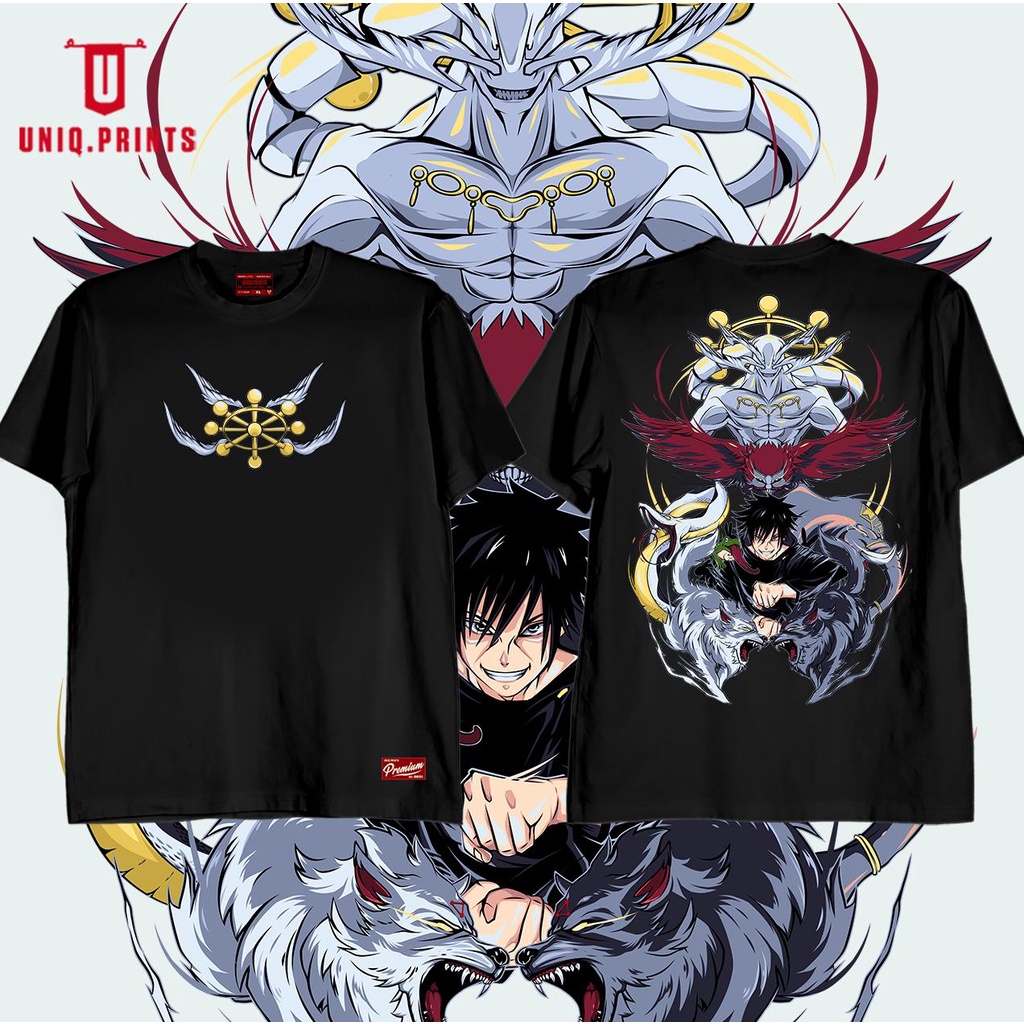 UNIQ.PRINTS JUJUTSU KAISEN MEGUMI FUSHIGURO GRAPHIC COTTON TSHIRT FOR ...