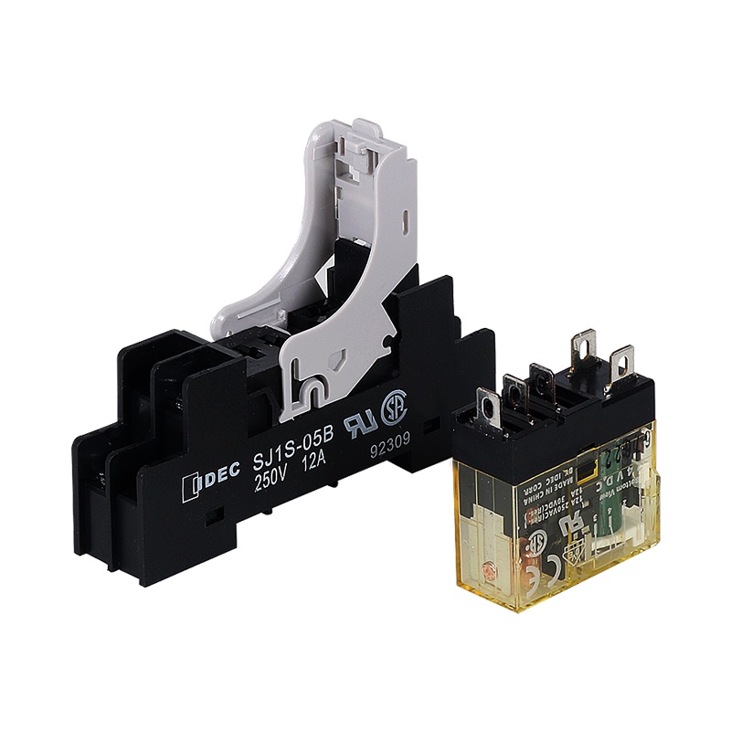 Idec Middle Relay 5 Pins 1 Open 1 Closed RJ1S-CL-A220 Thin Rail Type ...